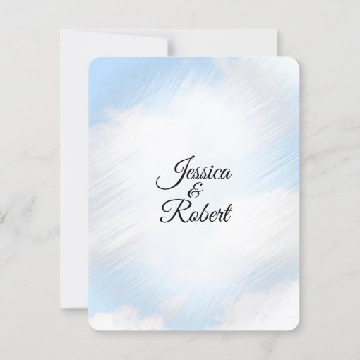 Clouds Wedding Invitations | Zazzle