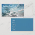 Cloudy Beautiful Storm Clouds Heavenly Weather Business Card | Zazzle