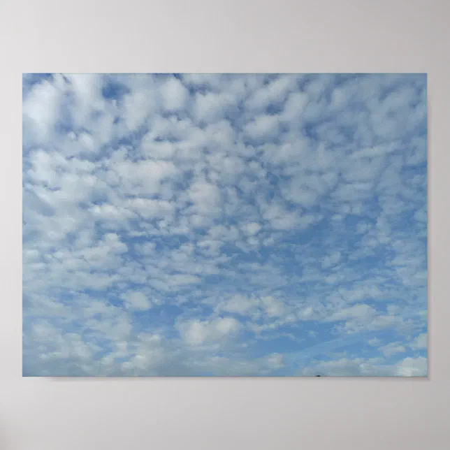cloudy sky poster | Zazzle