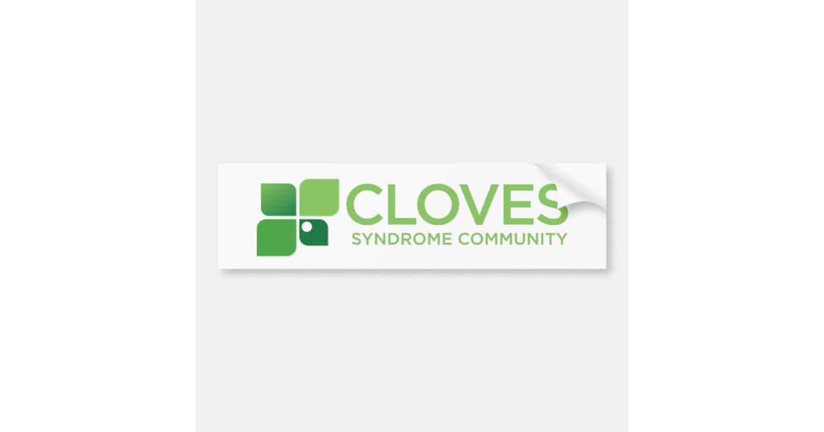 CLOVES Syndrome Community Bumper Sticker | Zazzle