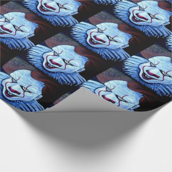 Clown:Evil Wrapping Paper | Zazzle