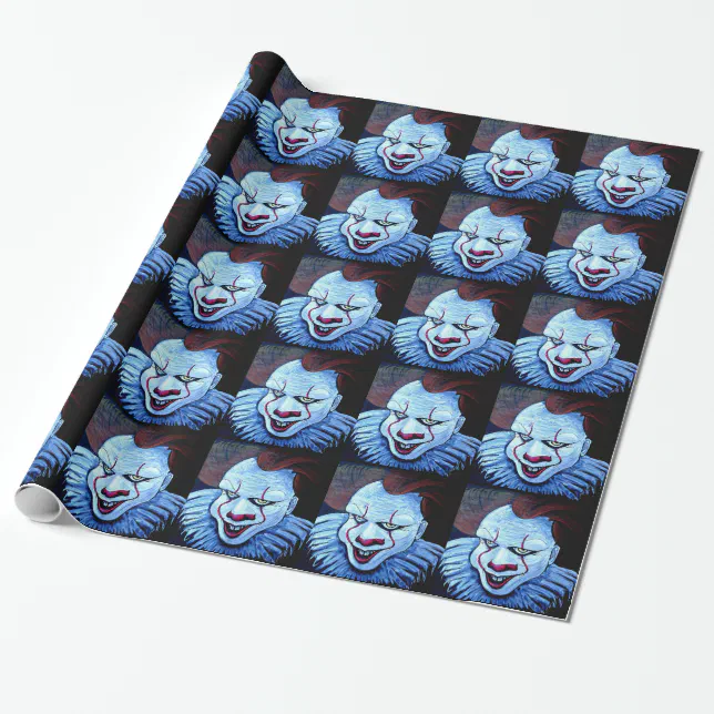 Clown:Evil Wrapping Paper | Zazzle