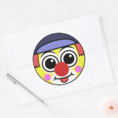 Clown Face Classic Round Sticker | Zazzle