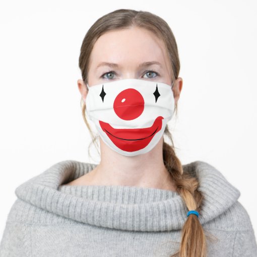 Clown Face Mask | Zazzle