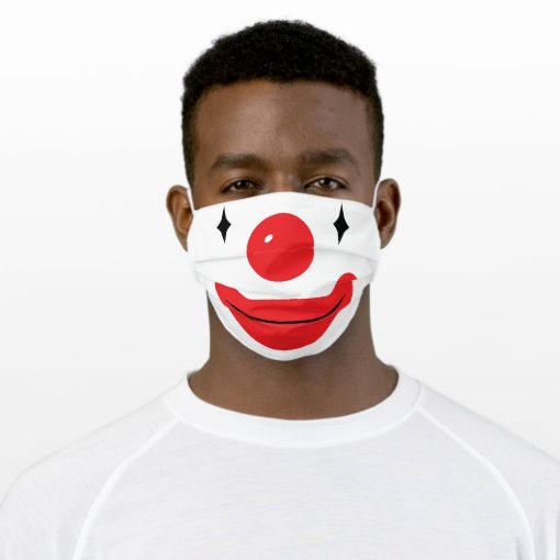 Clown Face Mask | Zazzle