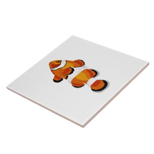 Clown fish ceramic tile | Zazzle