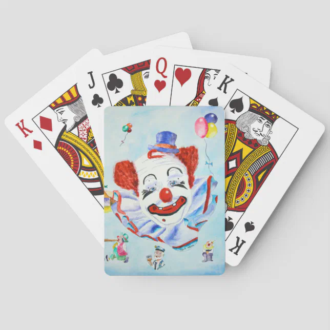 Clown Playing Cards | Zazzle