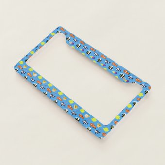 Clownfish and Friends License Plate Frame | Zazzle