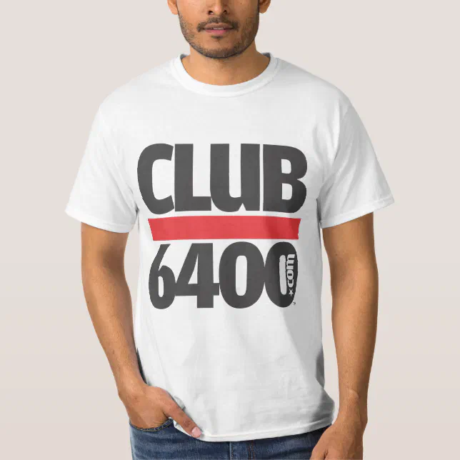 Club 6400 Logo Name Tee | Zazzle