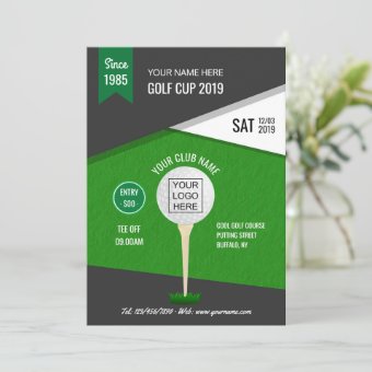 Club/Corporate Golf Tournament Invitation | Zazzle