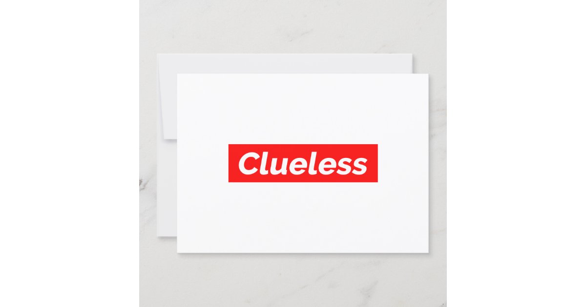 Clueless III Invitation | Zazzle