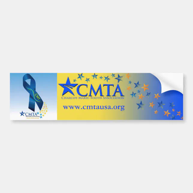 CMT Ribbon Bumper Sticker | Zazzle