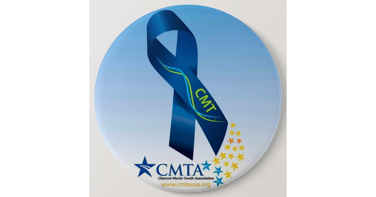 CMT Ribbon Button round | Zazzle