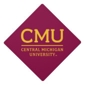 CMU Wordmark Graduation Cap Topper | Zazzle