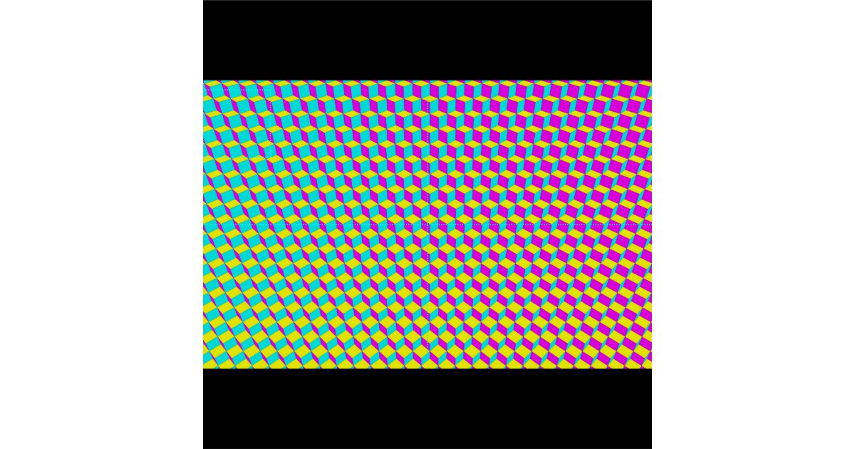 CMYK Blocks Fabric | Zazzle.com