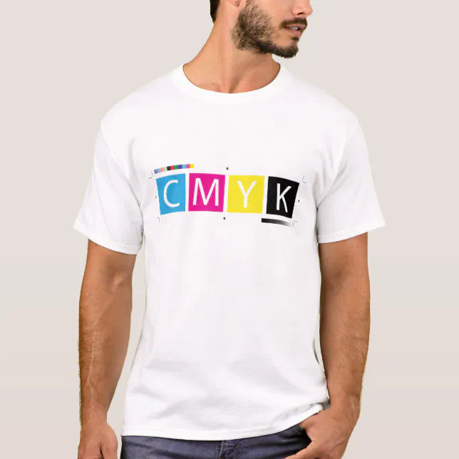 CMYK Pre-Press Colors T-Shirt | Zazzle