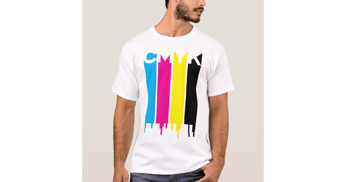 CMYK T-Shirt | Zazzle