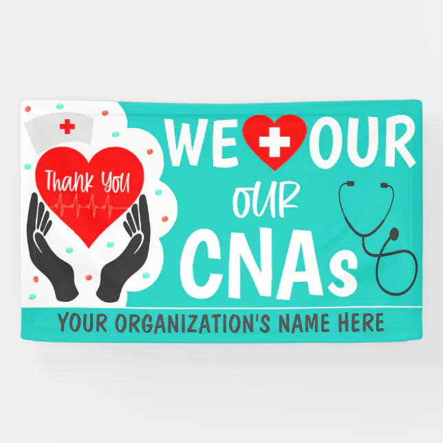 CNA Appreciation Week Thank You Banner | Zazzle