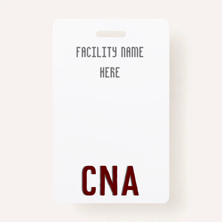 CNA Badge Hanger, Customizable | Zazzle