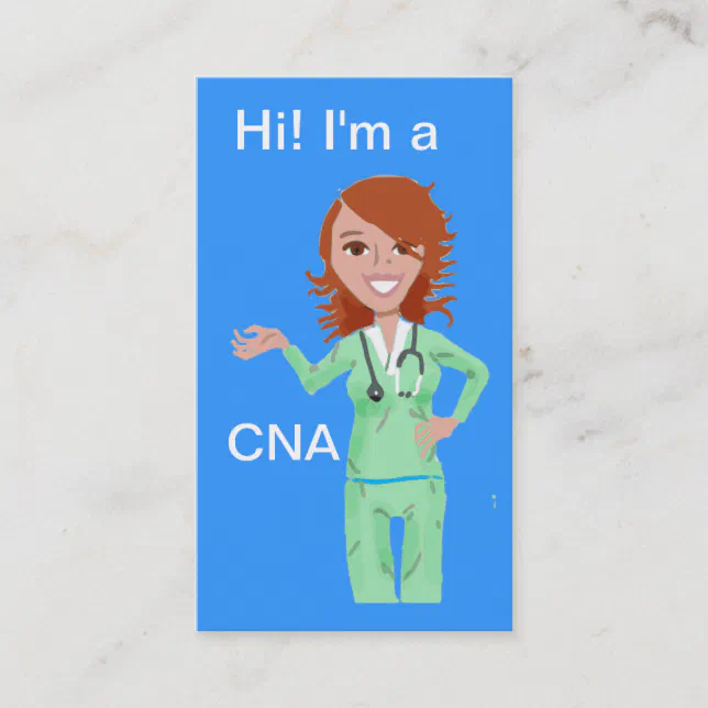 CNA Business Card template | Zazzle