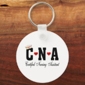 CNA Certified Nursing Assistant Keychain | Zazzle