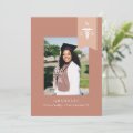 CNA Graduation Photo Pink Nurse Graduation Invitation | Zazzle