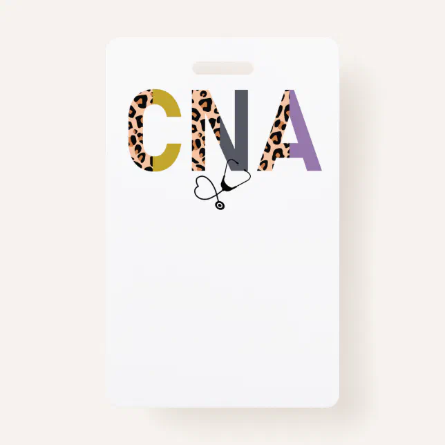 CNA work badge | Zazzle
