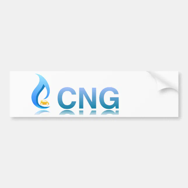 CNG Compressed Natural Gas Vehicle Sticker | Zazzle