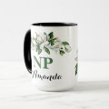 CNP NP Floral Bouquet Greenery Magnolia Graduation Mug | Zazzle