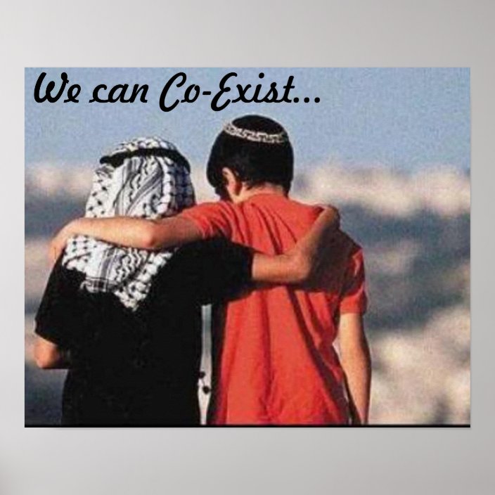 Co-Exist poster | Zazzle.com