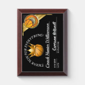 Coach Appreciation Award Plaque | Zazzle