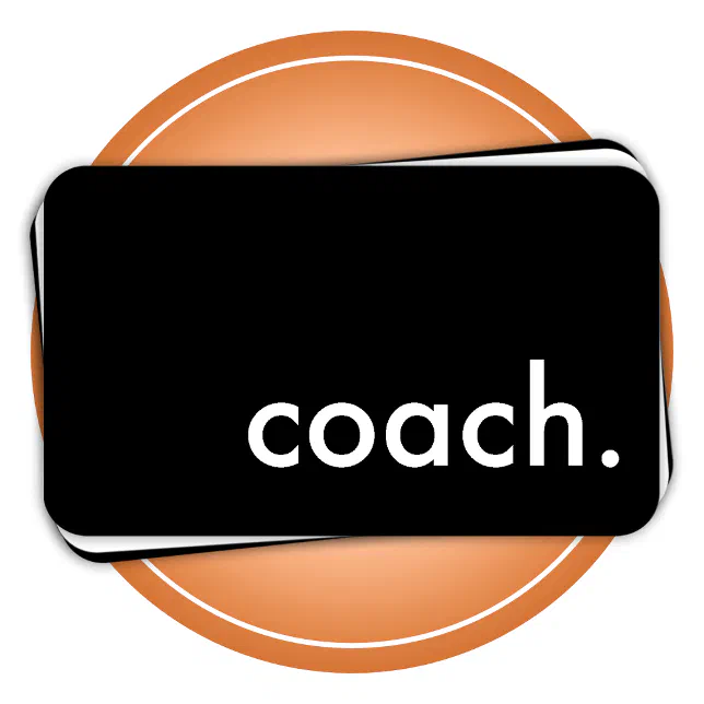 coach. business card | Zazzle