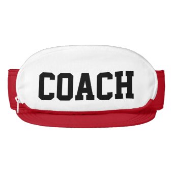 COACH sports sun visor cap with pouch | Zazzle