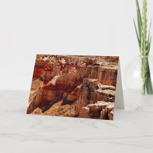 Coal Mine Canyon Blank Greeting Card | Zazzle