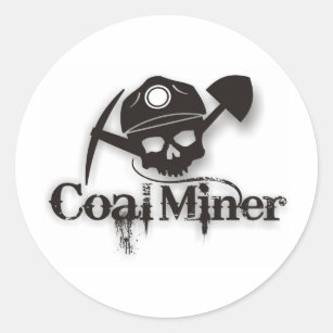 Coal Miner Stickers | Zazzle