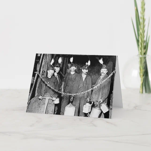 Coal Miners - Greeting Card | Zazzle