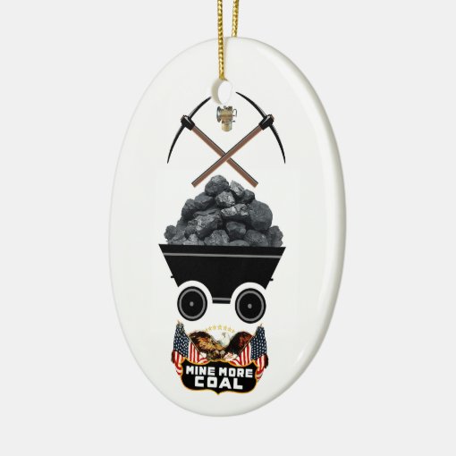 Coal Mining Ceramic Ornament | Zazzle