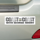 Coast To Coast AM Bumper Sticker (White) | Zazzle
