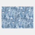 Coastal Beach Blue Ocean Sea Life Wrapping Paper Sheets | Zazzle