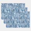 Coastal Beach Blue Ocean Sea Life Wrapping Paper Sheets | Zazzle