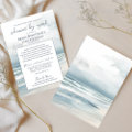 Coastal Beach Card Shower by Mail Birthday | Zazzle