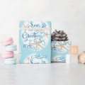 Coastal Beach Christmas SEAS & GREETINGS Wrapping Paper | Zazzle