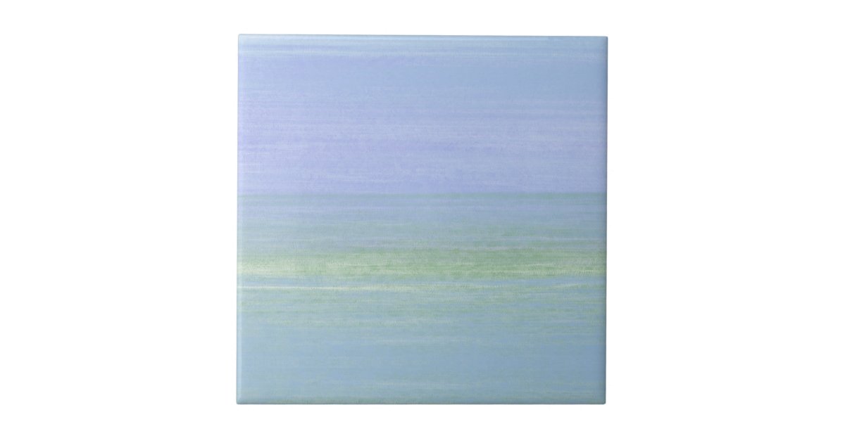 Coastal Blue and Green Ceramic Tile | Zazzle