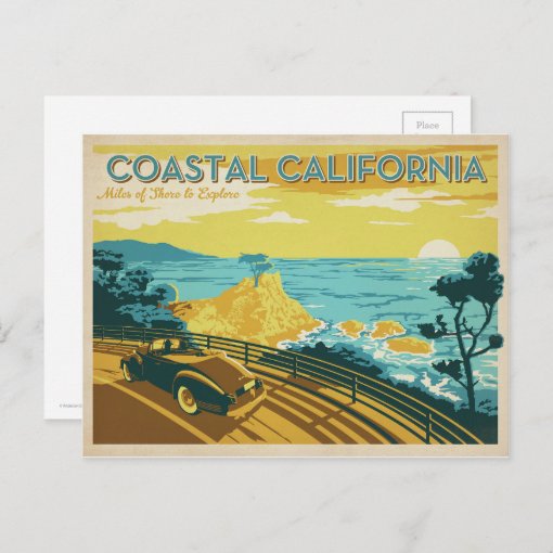 Coastal California Postcard | Zazzle