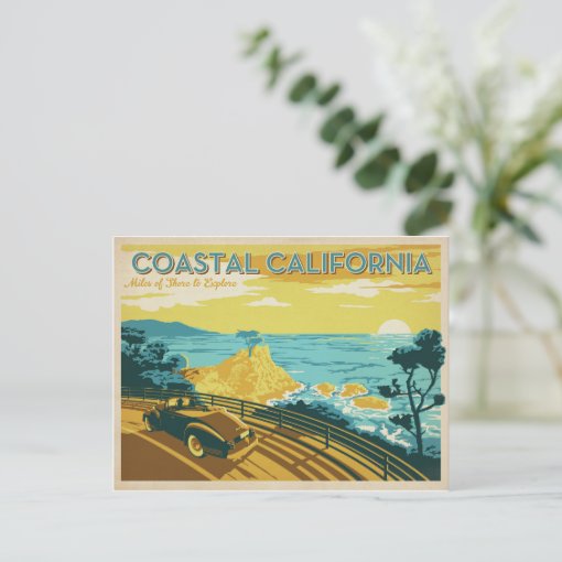 Coastal California Postcard | Zazzle