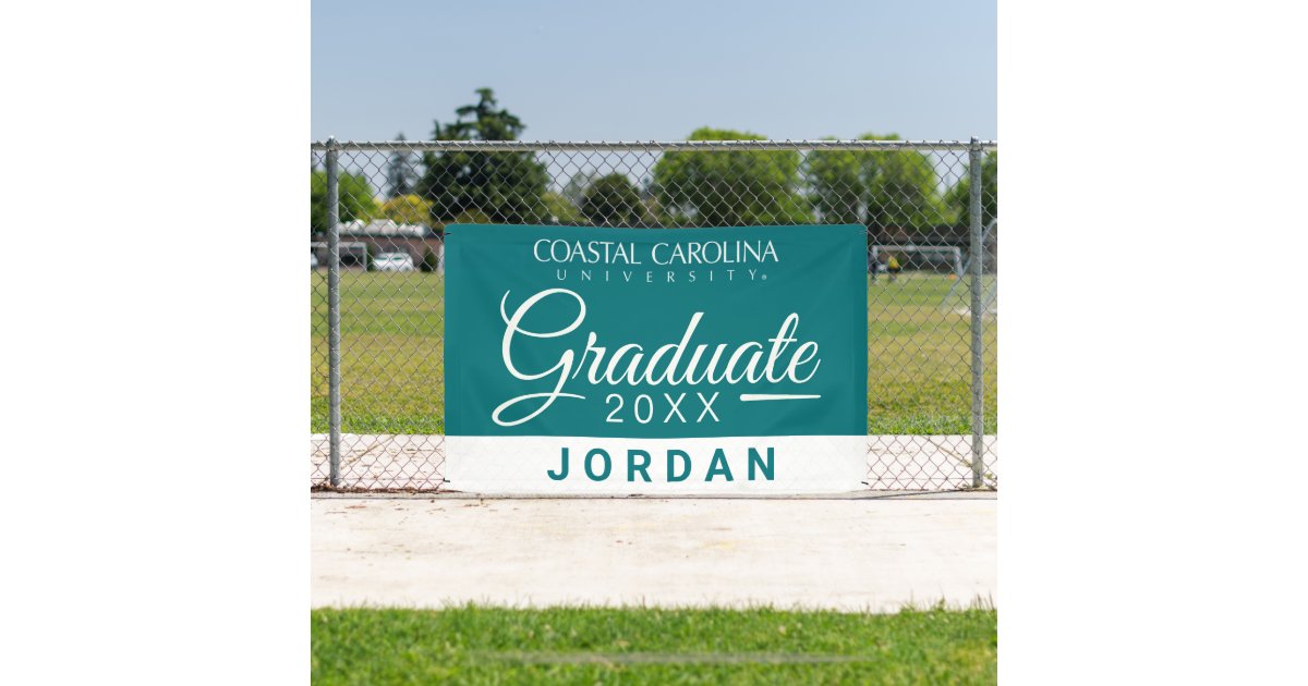 Coastal Carolina University | Graduation Banner | Zazzle