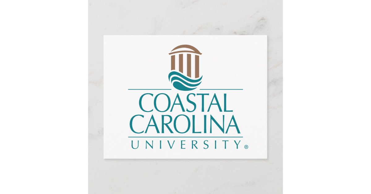 Coastal Carolina University Logo Postcard | Zazzle