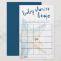 Coastal Chic | Blue Starfish Bingo Shower Game | Zazzle