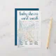 Coastal Chic | Blue Starfish Word Search Game | Zazzle