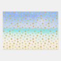 Coastal Christmas Beach Holiday Sayings Wrapping Paper Sheets | Zazzle